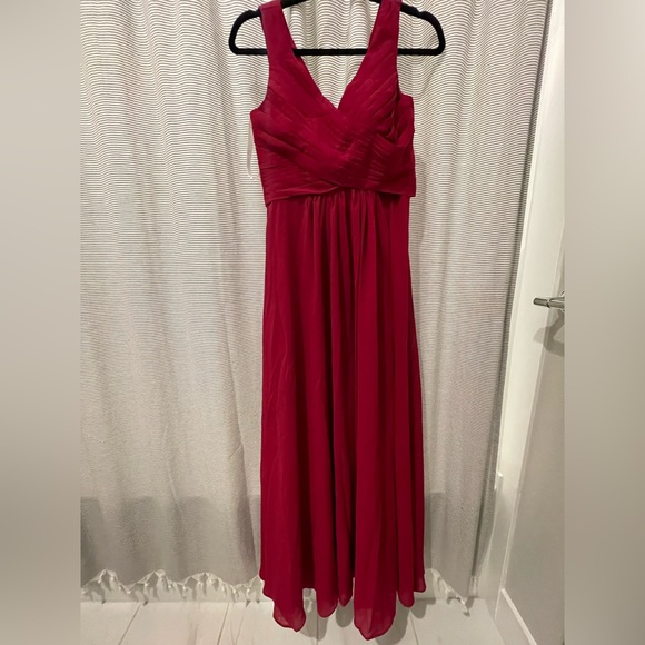 Dresses | Red Full Length Formal Dress | Poshmark